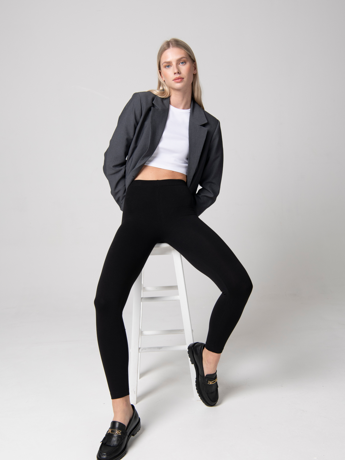 How to Style Leggings for Work - LOVALL