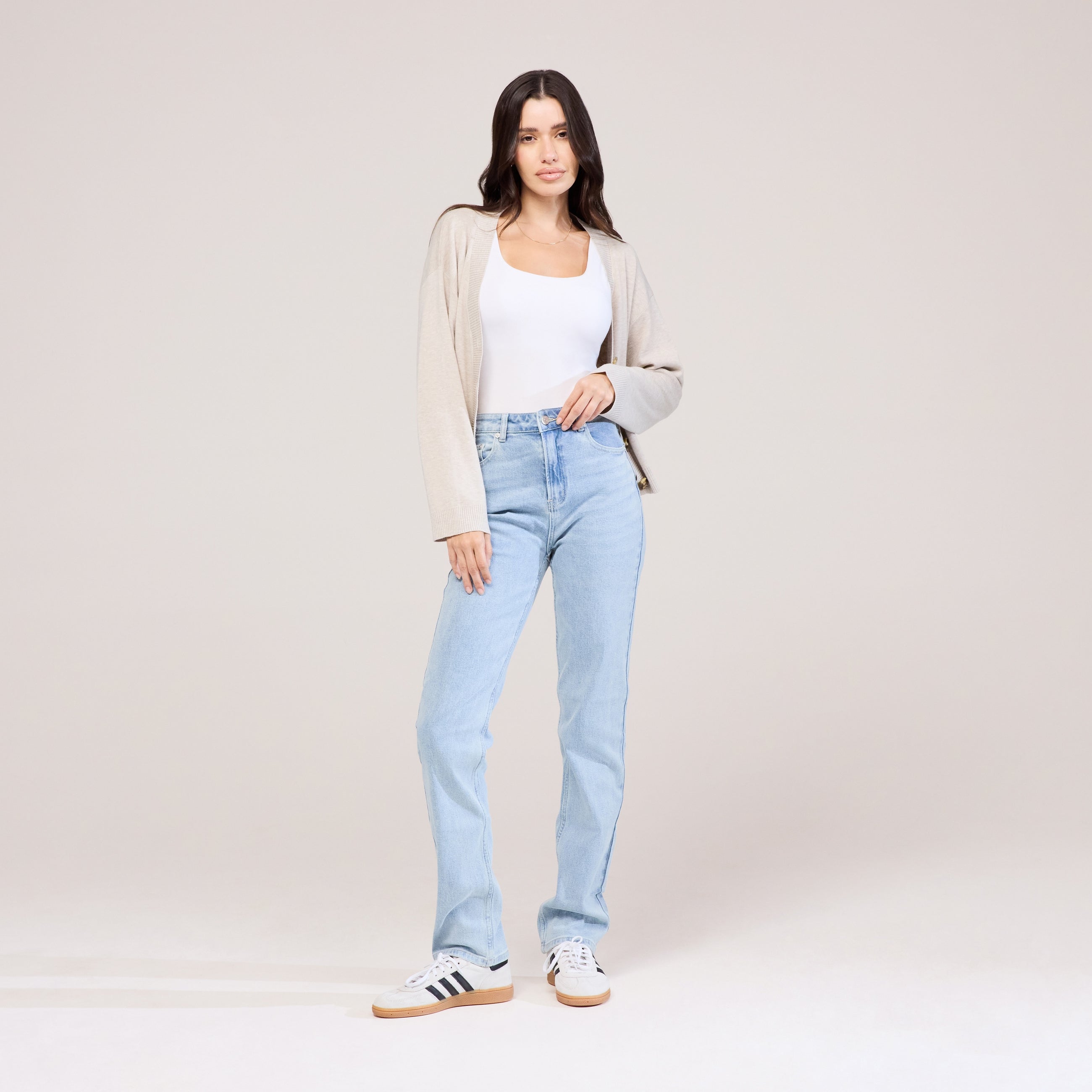 Straight Jeans Light Bleach - LOVALL