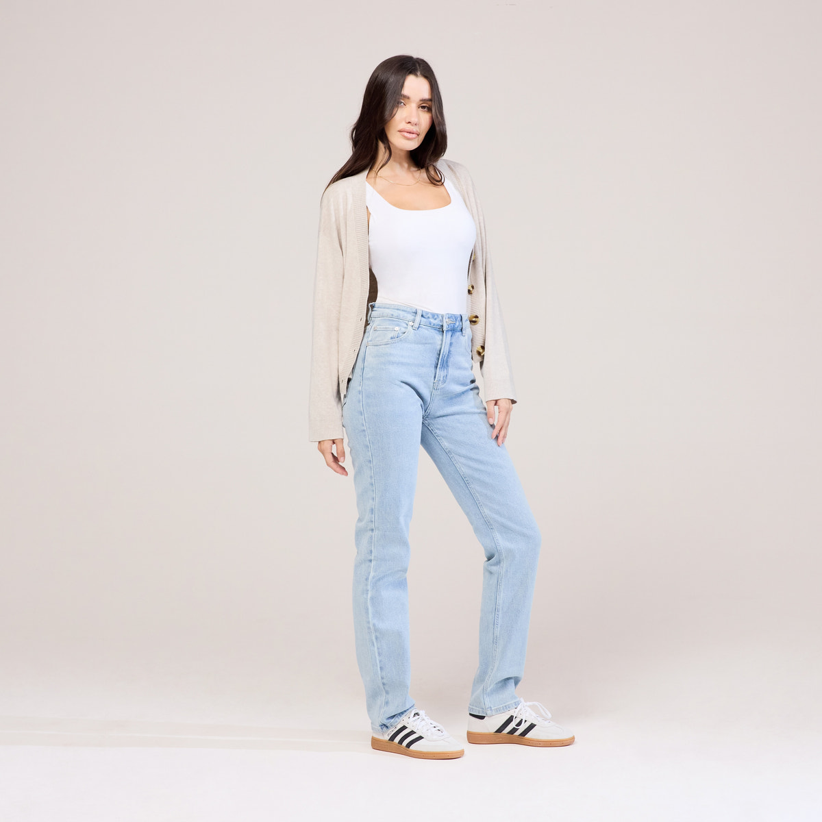 Straight Jeans Light Bleach - LOVALL