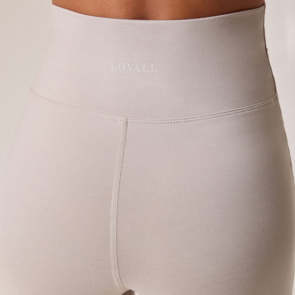 Ultimate Everyday Flare Leggings - Oatmeal Beige